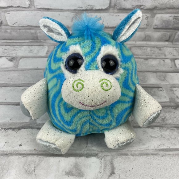 Wild Republic | Toys | Wild Republic Zebra Plush Ball Blue Green 8 ...